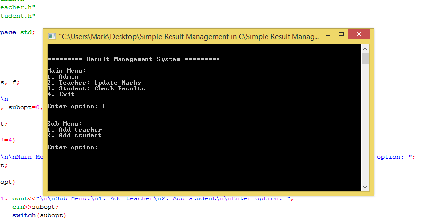 Simple Result Management System In C With Source Code Sourcecodester 3660